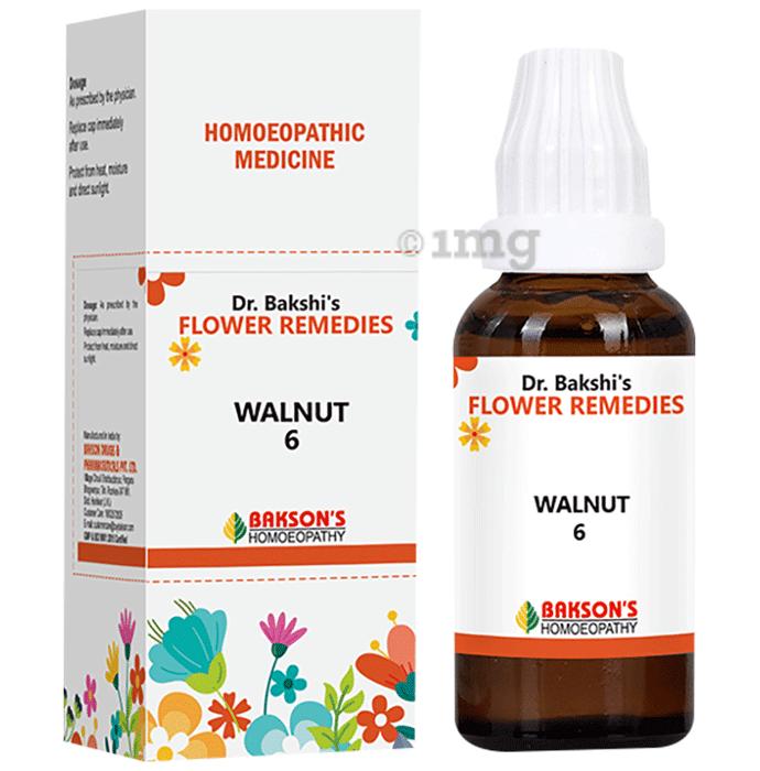 Dr Bakshi's Flower Remedies Walnut 6: Buy bottle of 30.0 ml Liquid at ...
