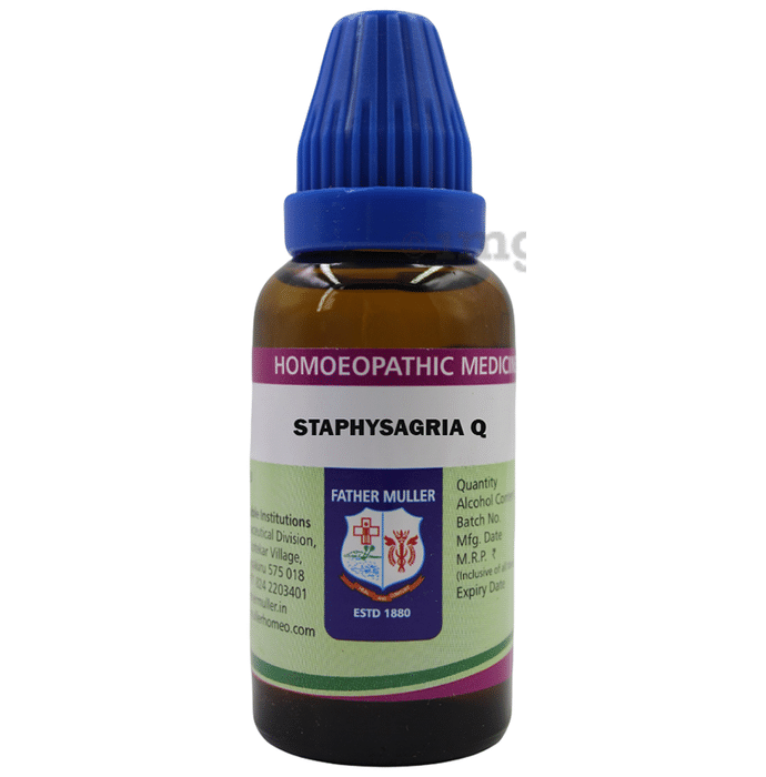 Father Muller Staphysagria Dilution Q Buy Bottle Of 30 0 Ml Dilution