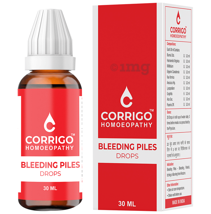 Corrigo Homeopathy Bleeding Piles Drop: Buy bottle of 30.0 ml Oral ...