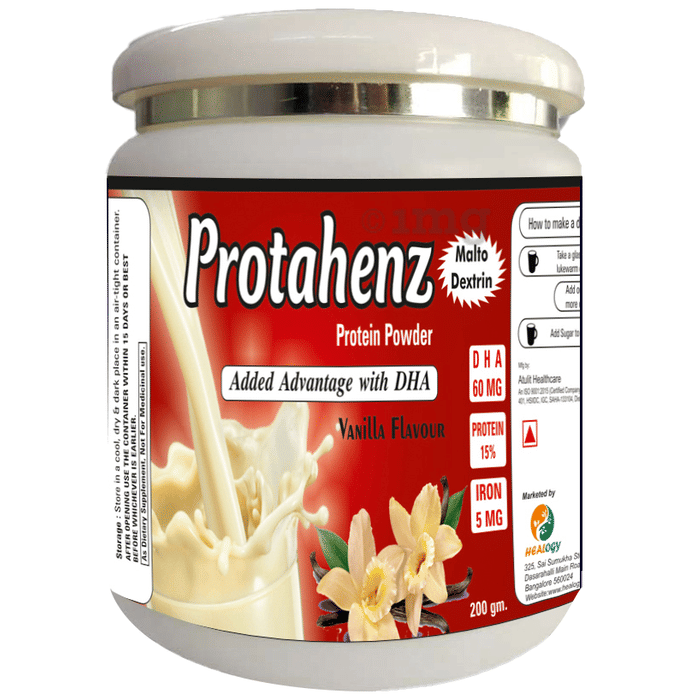 Protahenz Protein Powder Vanilla: Buy jar of 200.0 gm Powder at best ...