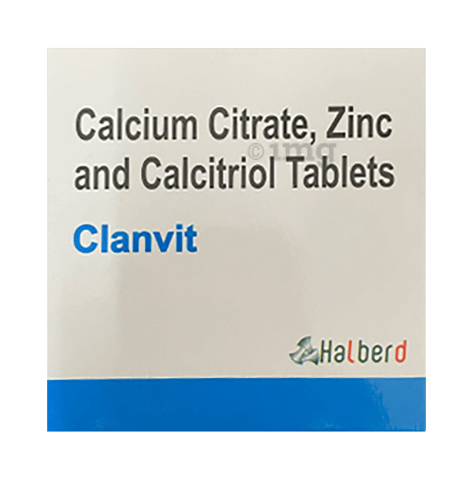 Clanvit Tablet: Buy strip of 10 tablets at best price in India | 1mg