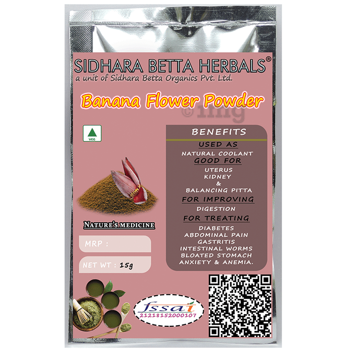 Sidhara Betta Herbals Banana Flower Powder: Buy packet of 15.0 gm ...