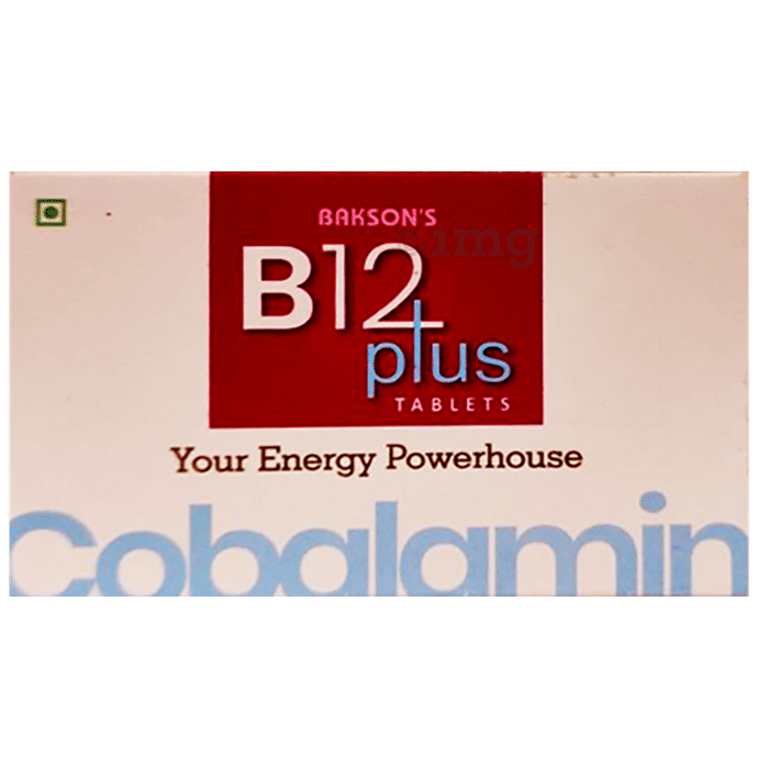 Bakson's B12 Plus Tablet (10 Each): Buy box of 3.0 strips at best price ...