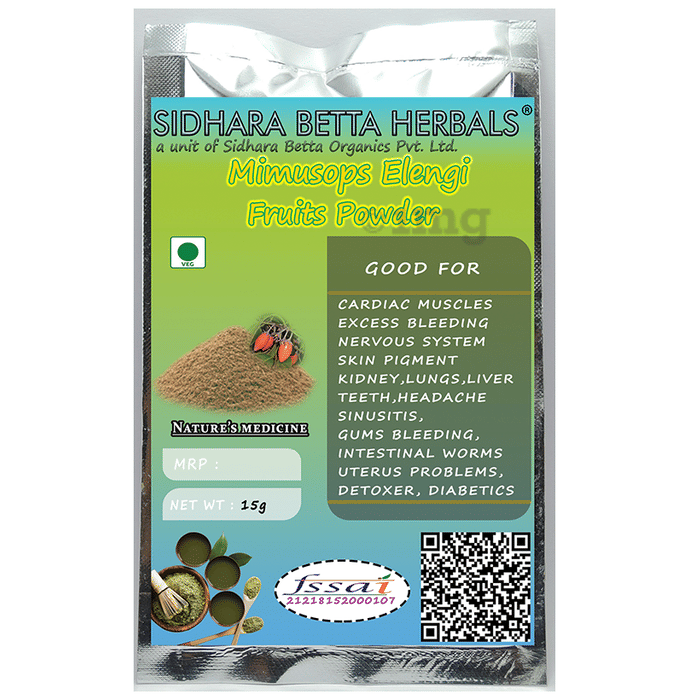 Sidhara Betta Herbals Powder Mimusops Elengi Fruits: Buy packet of 15.0 ...