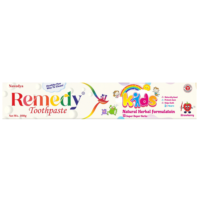 Remedy Toothpaste Kids Strawberry: Buy tube of 100.0 gm Toothpaste at ...