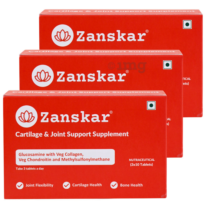 Zanskar Cartilage & Joint Support Supplement (30 Each): Buy combo pack ...