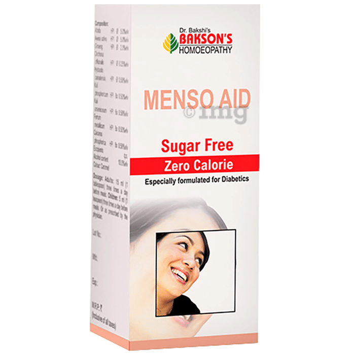 Bakson's Homoeopathy Menso Aid Syrup Sugar Free: Buy bottle of 115.0 ml ...