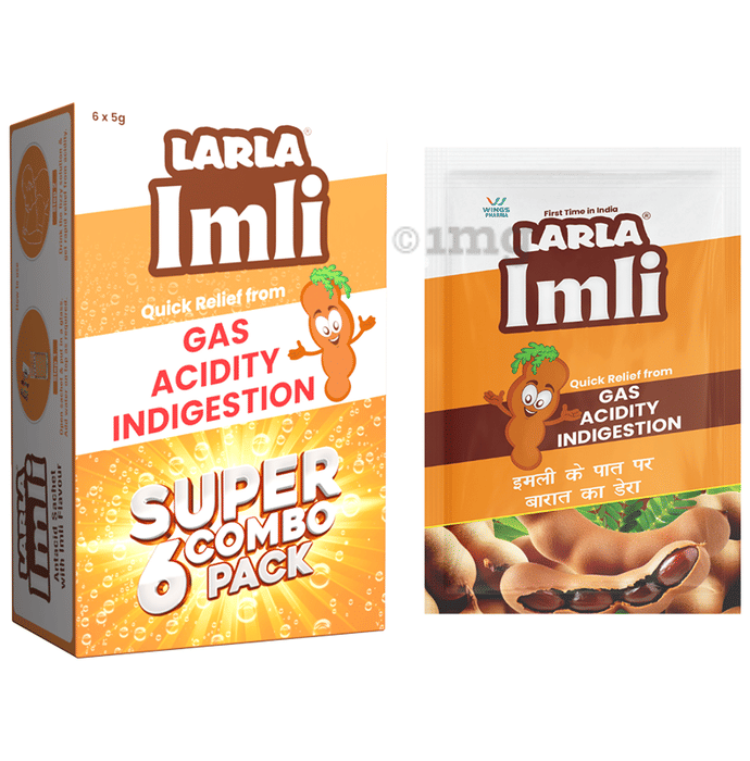 Larla Imli Super 6 Sachet (5gm Each): Buy box of 6.0 Sachets at best ...