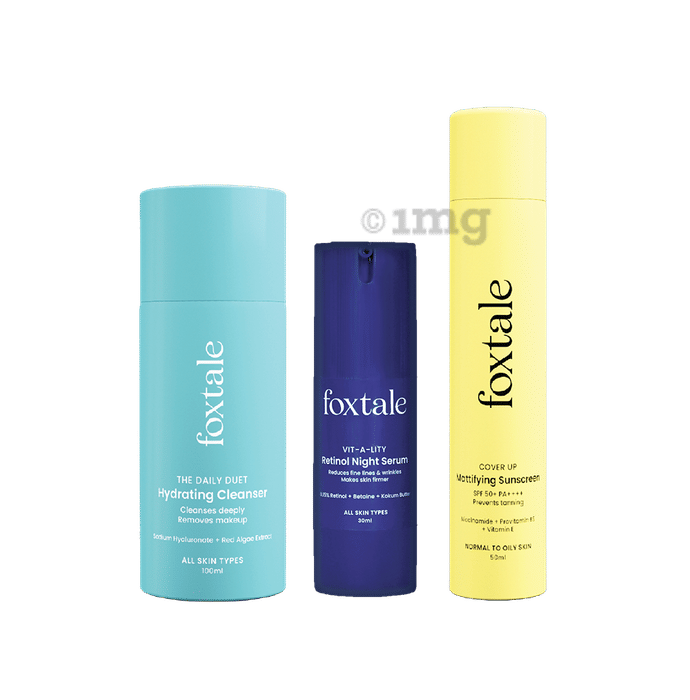 Foxtale Acne Control Trio Kit: Buy box of 1 Kit at best price in India ...