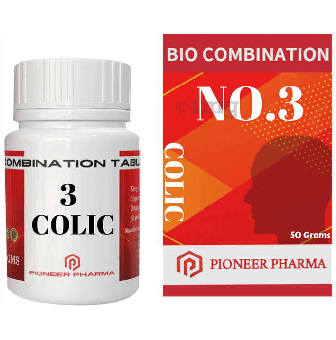 Pioneer Pharma No 3 Colic Biocombination Tablet: Buy bottle of 50.0 gm ...
