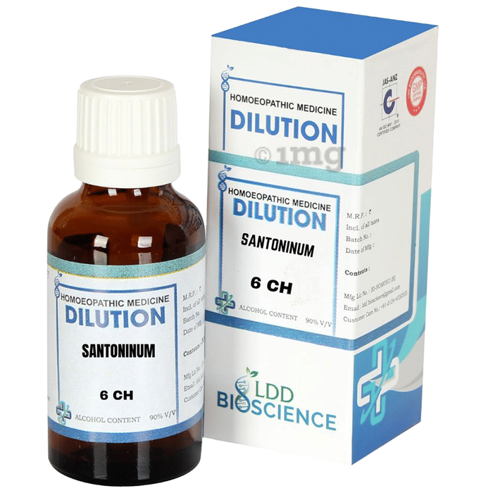 LDD Bioscience Santoninum Dilution 6 CH: Buy bottle of 30.0 ml Dilution ...