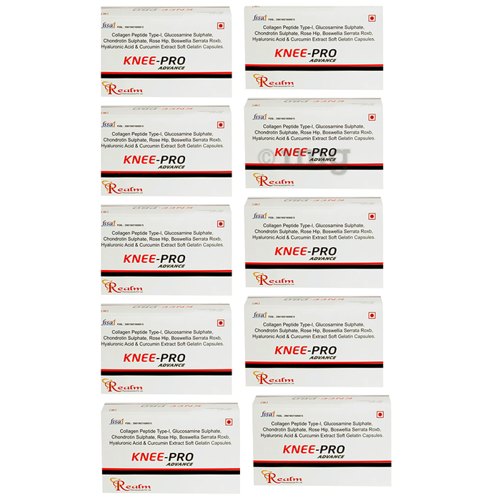 Knee-Pro Advance Softgel Capsules (10 Each): Buy combo pack of 10.0 ...