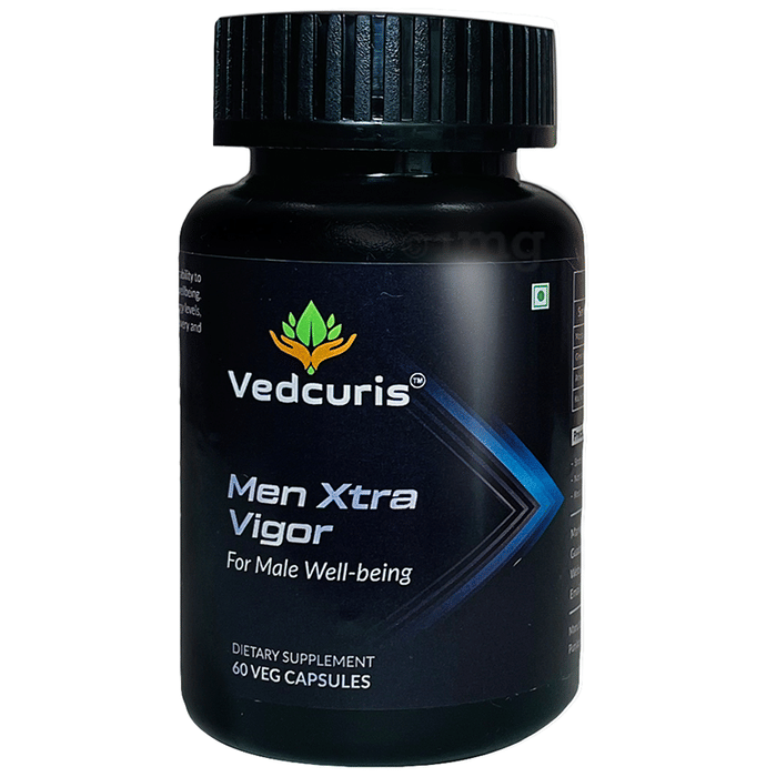 Vedcuris Xtra Vigor Veg Capsules (60 Each): Buy bottle of 1.0 Vegicap ...