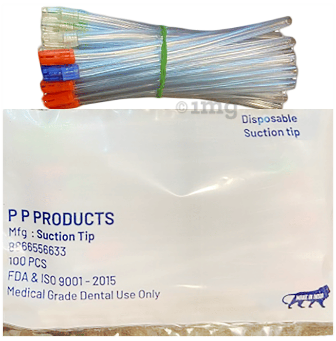 PP Products Multicolor Disposable Suction Tip: Buy packet of 100.0 ...