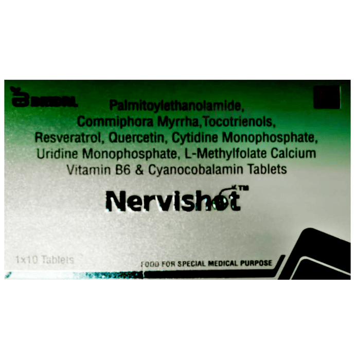 Nervishot Tablet: Buy strip of 10.0 tablets at best price in India | 1mg