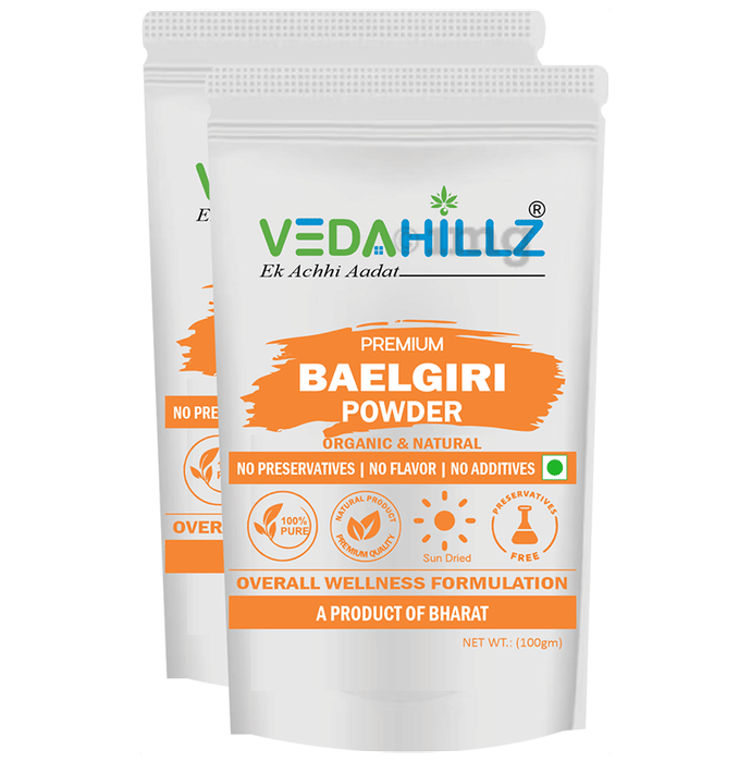 Vedahillz Premium Baelgiri Powder (100gm Each): Buy combo pack of 2.0 ...