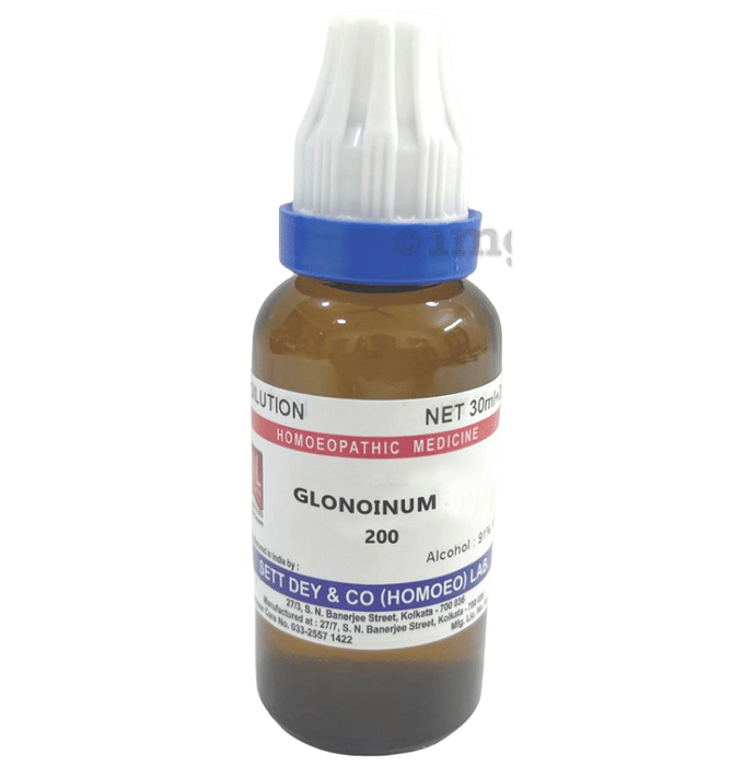 Sett Dey Glonoinum Dilution 200: Buy bottle of 30.0 ml Dilution at 𝗯𝗲𝘀𝘁 ...
