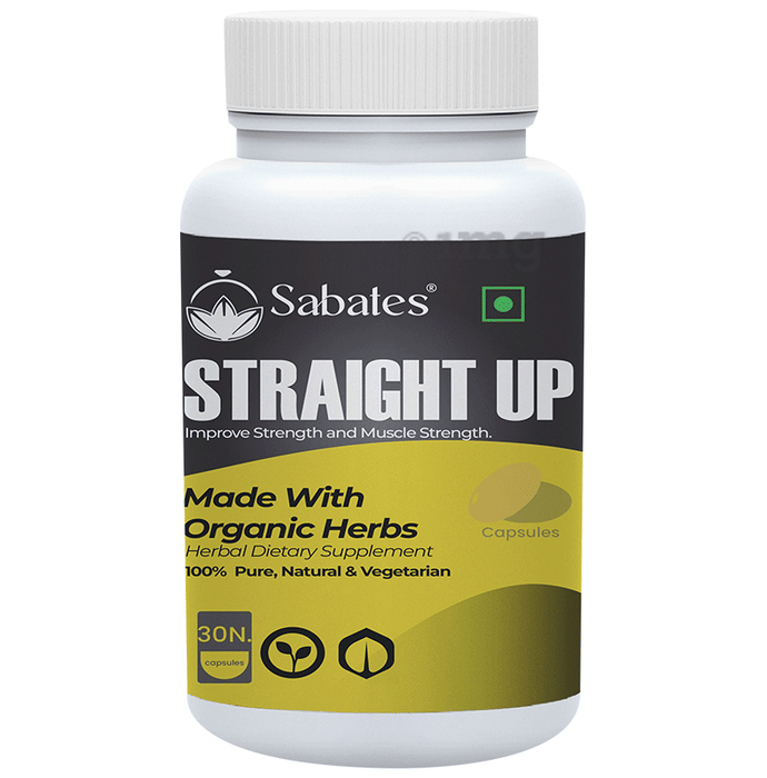 Sabates Straight Up Capsule: Buy bottle of 30.0 capsules at best price ...
