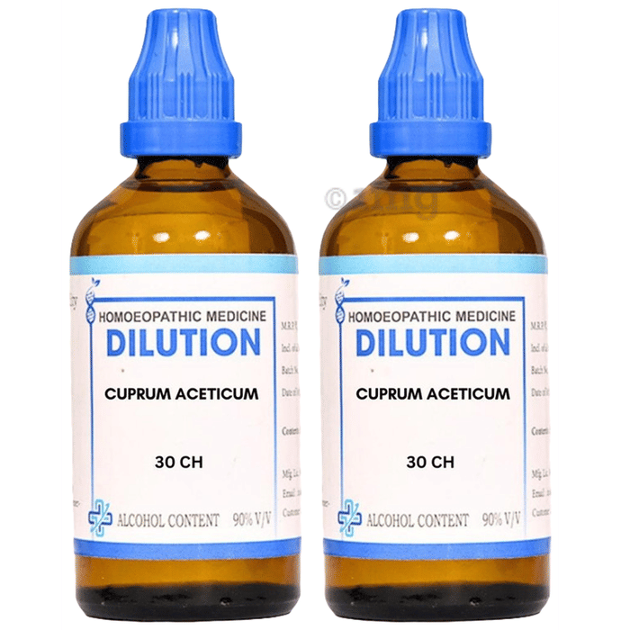 LDD Bioscience Cuprum Aceticum Dilution (100ml Each) 30 CH: Buy combo ...