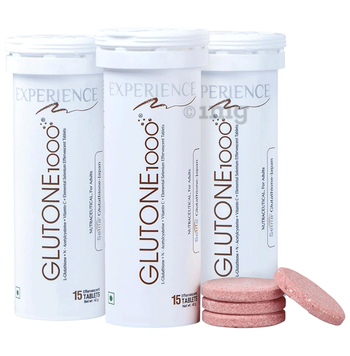 Glutone 1000(15 Effervescent Tablets Each): Buy combo pack of 3.0 ...