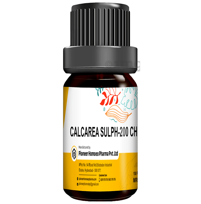 Pioneer Pharma Calcarea Sulph Globules Pellets Multidose Pills 200 CH ...