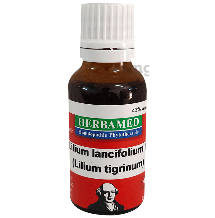 Herbamed Lilium Lancifolium Mother Tincture Q: Buy bottle of 20.0 ml ...