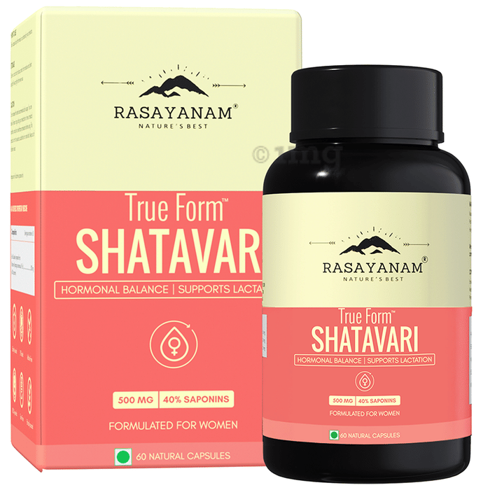 Rasayanam True Form Shatavari Natural Capsule: Buy bottle of 60.0 ...