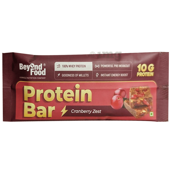 Beyond Food Protein Bar Cranberry Zest: Buy packet of 40.0 gm Bar at ...