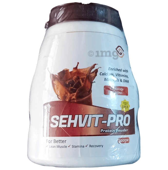 Sehwin Shevit-Pro Protein Powder Chocolate: Buy jar of 200.0 gm Powder ...