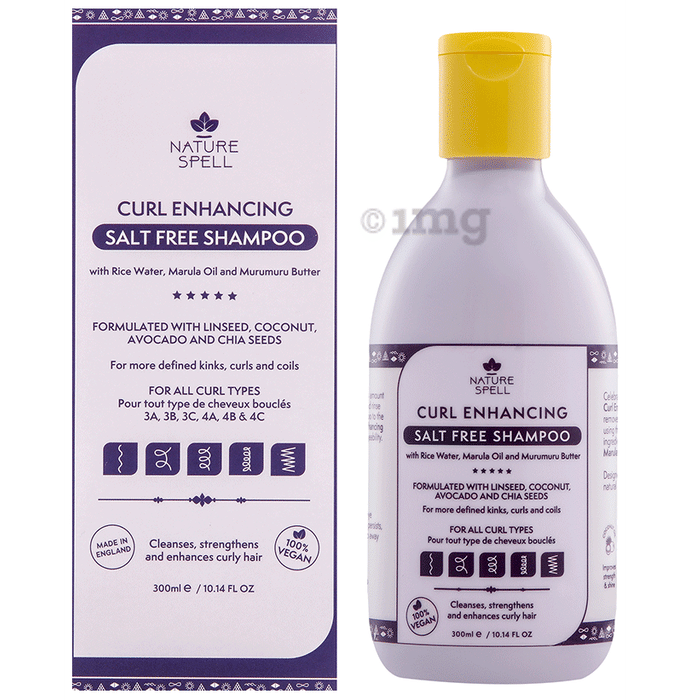 Nature Spell Curl Enhancing Shampoo Salt Free: Buy bottle of 300.0 ml ...
