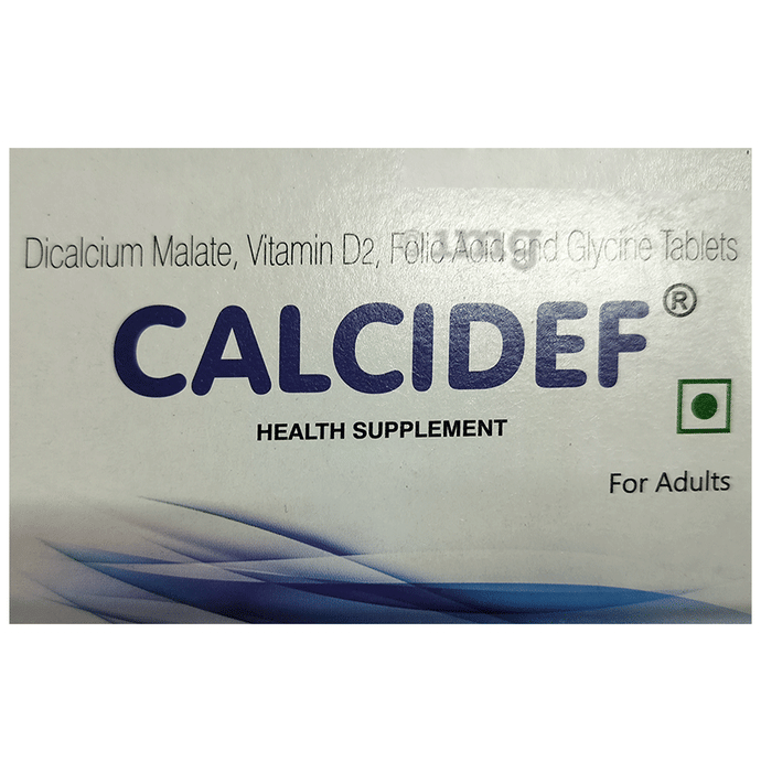 Calcidef Tablet: Buy strip of 10.0 tablets at best price in India | 1mg