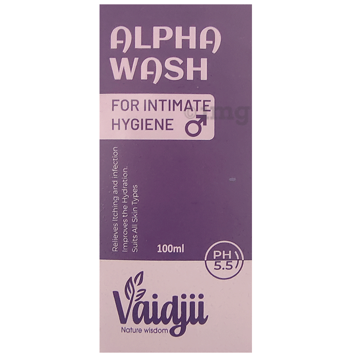 Vaidji Alpha Wash For Intimate Hygiene: Buy bottle of 100.0 ml Vaginal ...