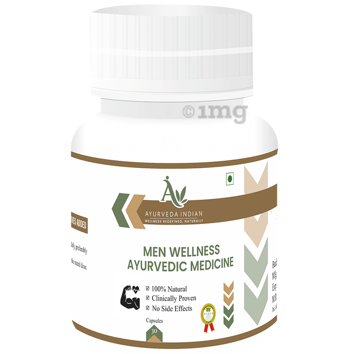 Ayurveda Indian Men Wellness Capsule: Buy bottle of 30.0 capsules at ...