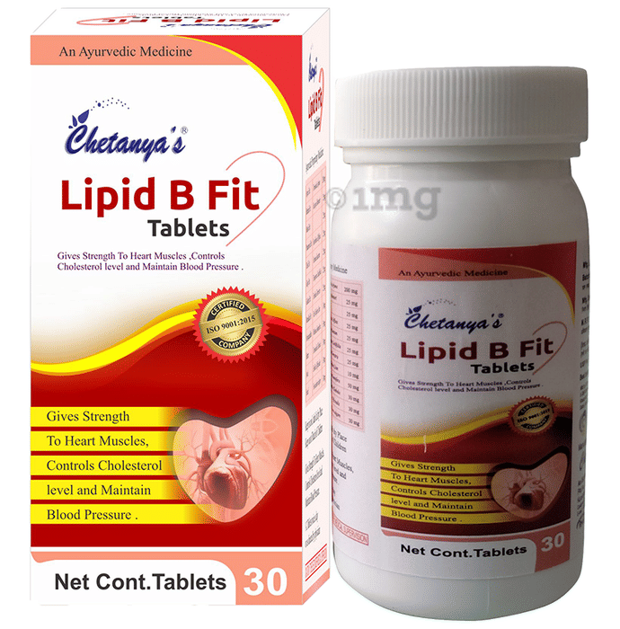 Chetanya's Lipid B Fit Tablet: Buy bottle of 30.0 tablets at best price ...