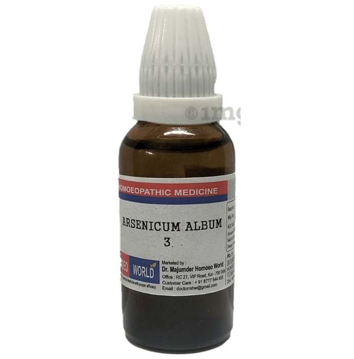 Dr. Majumder Homeo World Arsenicum Album 3X (30ml Each): Buy combo pack ...