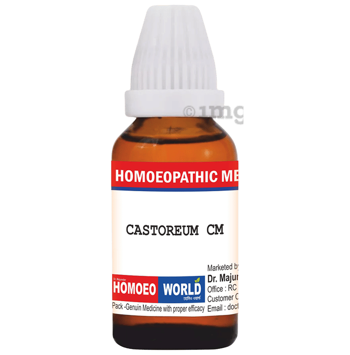 Dr. Majumder Homeo World Castoreum Dilution (30ml Each) CM: Buy combo ...
