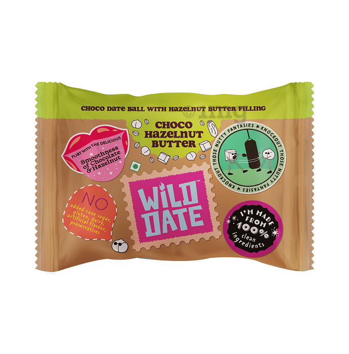 Wild Date Choco Hazelnut Butter Hunger Buster (15gm Each): Buy box of 9 ...