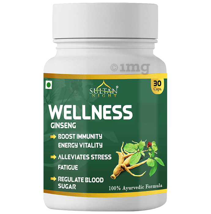 Sultan Night Wellness Ginseng Capsule: Buy bottle of 30.0 capsules at ...