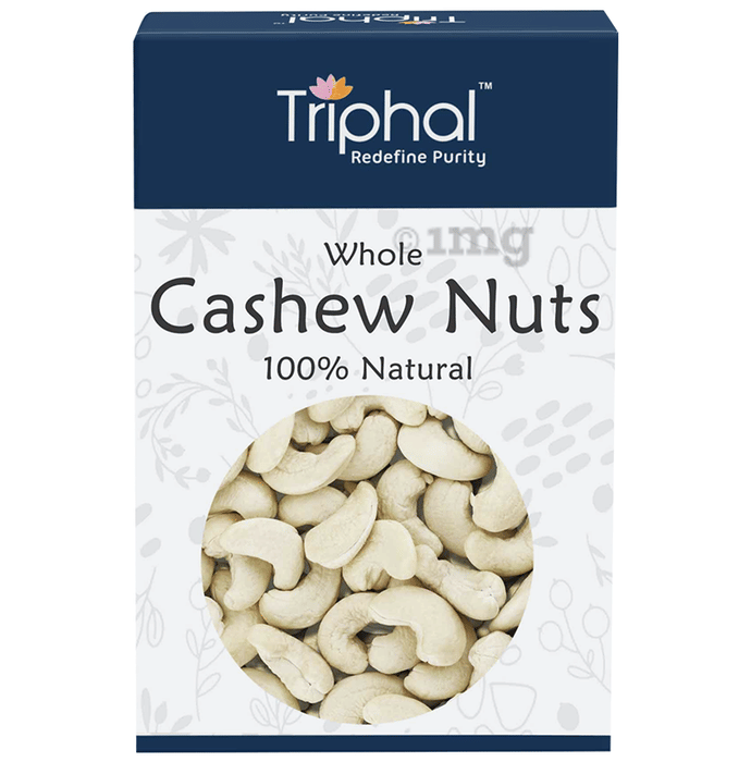 Triphal 100% Whole Cashew Nuts for Heart Health & Weight Management ...