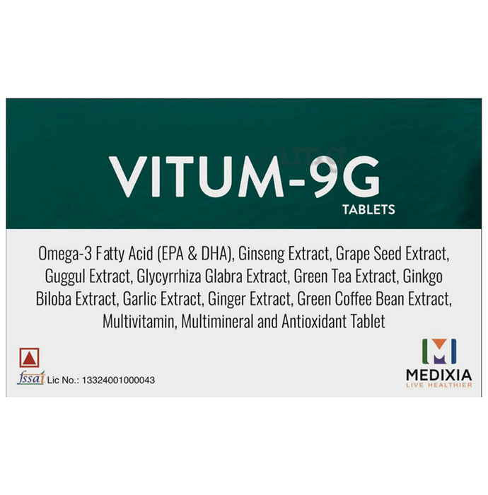 Vitum 9G Tablet: Buy strip of 10.0 tablets at best price in India | 1mg