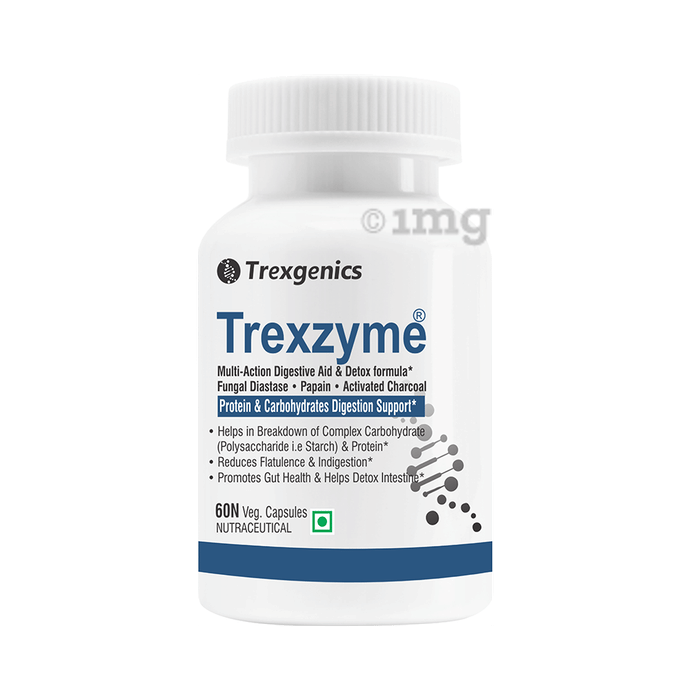 Trexgenics Trexzyme Veg Capsule: Buy bottle of 60 vegicaps at best ...