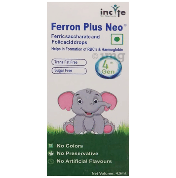Ferron Plus Neo Syrup Sugar Free: Buy bottle of 4.5 ml Syrup at best ...