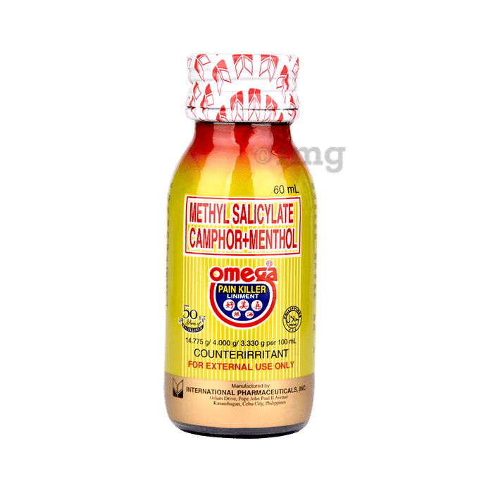 Omega Pain Killer Liniment: Buy bottle of 60 ml Liniment at best price ...