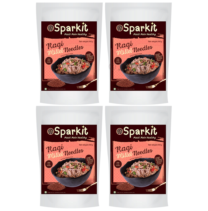 Sparkit Ragi Millet Noodles (180gm Each): Buy combo pack of 4.0 Packs ...