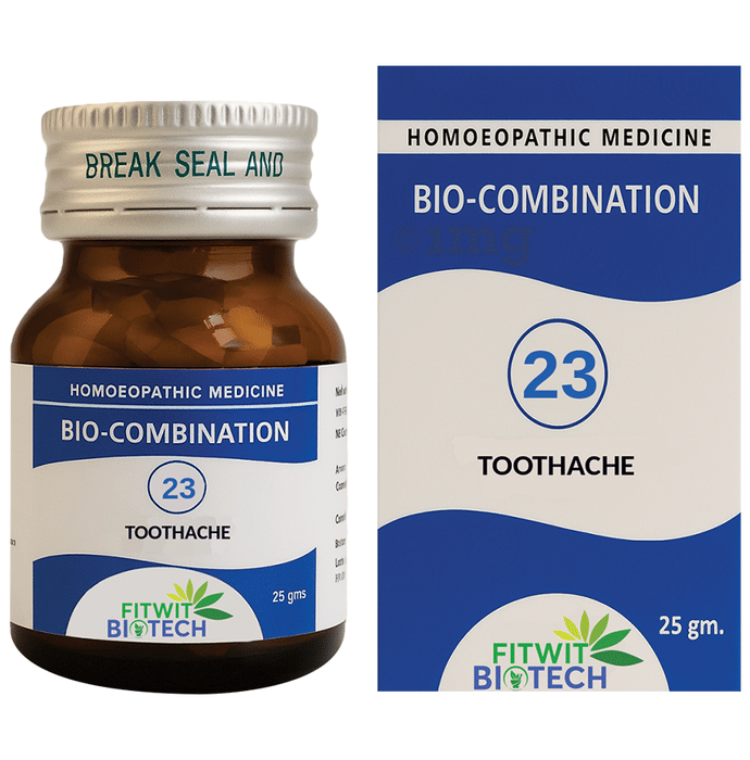 Fitwit Biotech Bio-Combination Toothache 23 Tablet: Buy bottle of 25.0 ...