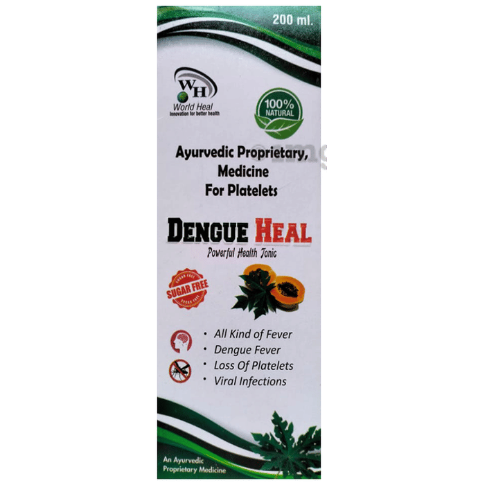 World Heal Dengue Heal Syrup: Buy bottle of 200.0 ml Syrup at 𝗯𝗲𝘀𝘁 ...