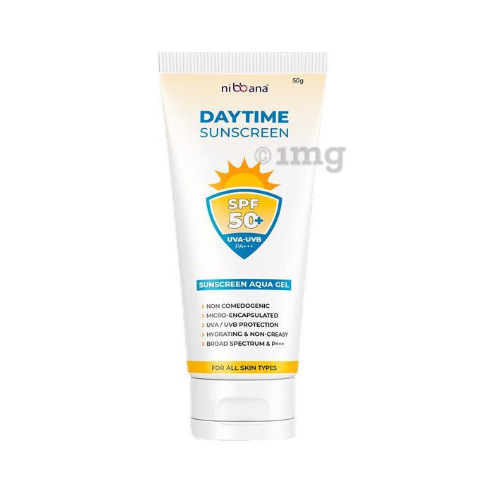 Nibbana Daytime Sunscreen SPF 50 PA+++: Buy tube of 50 gm Cream at best price in India | 1mg
