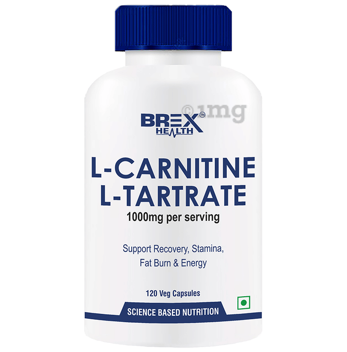 Brexhealth L-Carnitine L-Tartrate Veg Capsule: Buy bottle of 120.0 ...