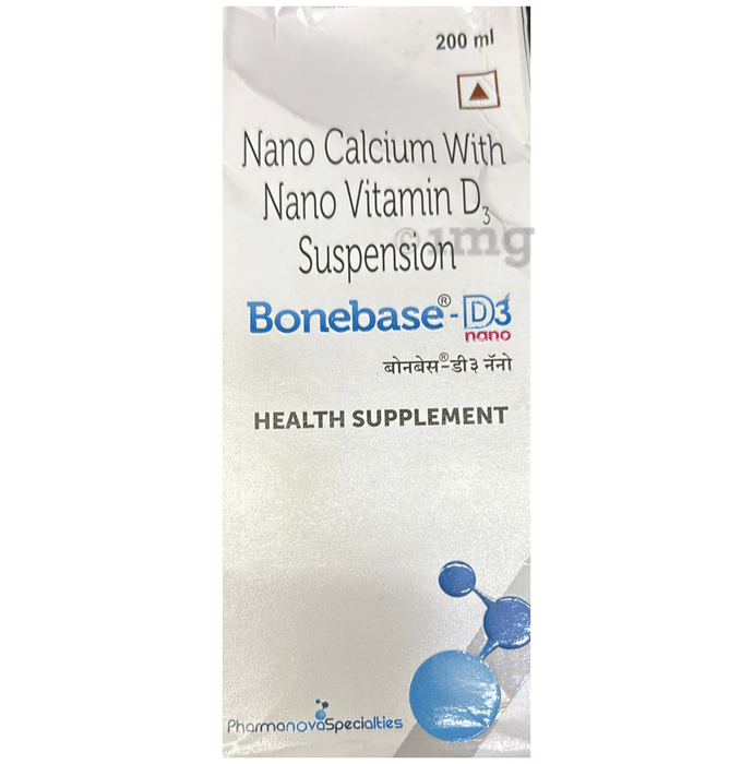 Bonebase-D3 Nano Oral Suspension: Buy bottle of 200.0 ml Oral ...