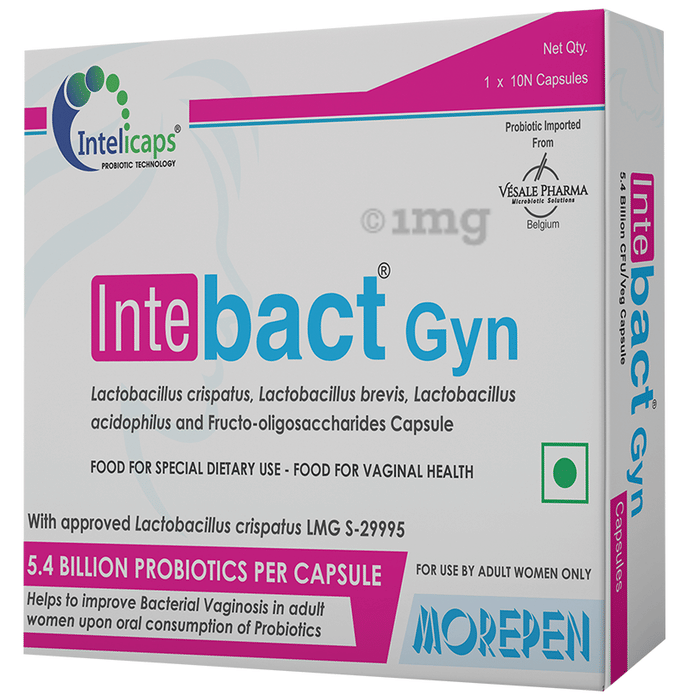 Dr Morepen Intebact Gyn Capsule: Buy box of 10.0 capsules at best price ...